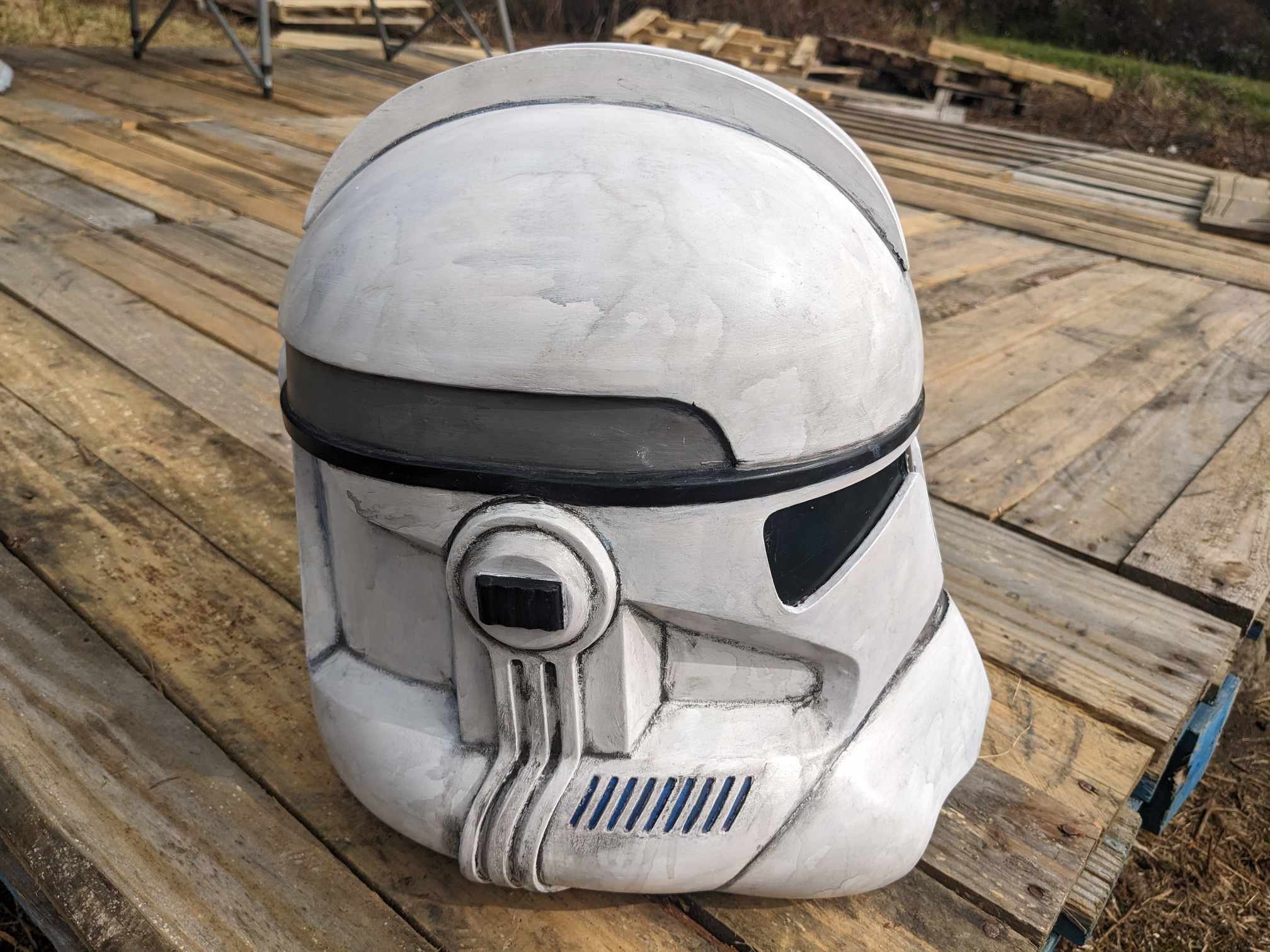 3D Printed Star Wars Phase II Clone Trooper Helmet - Etsy