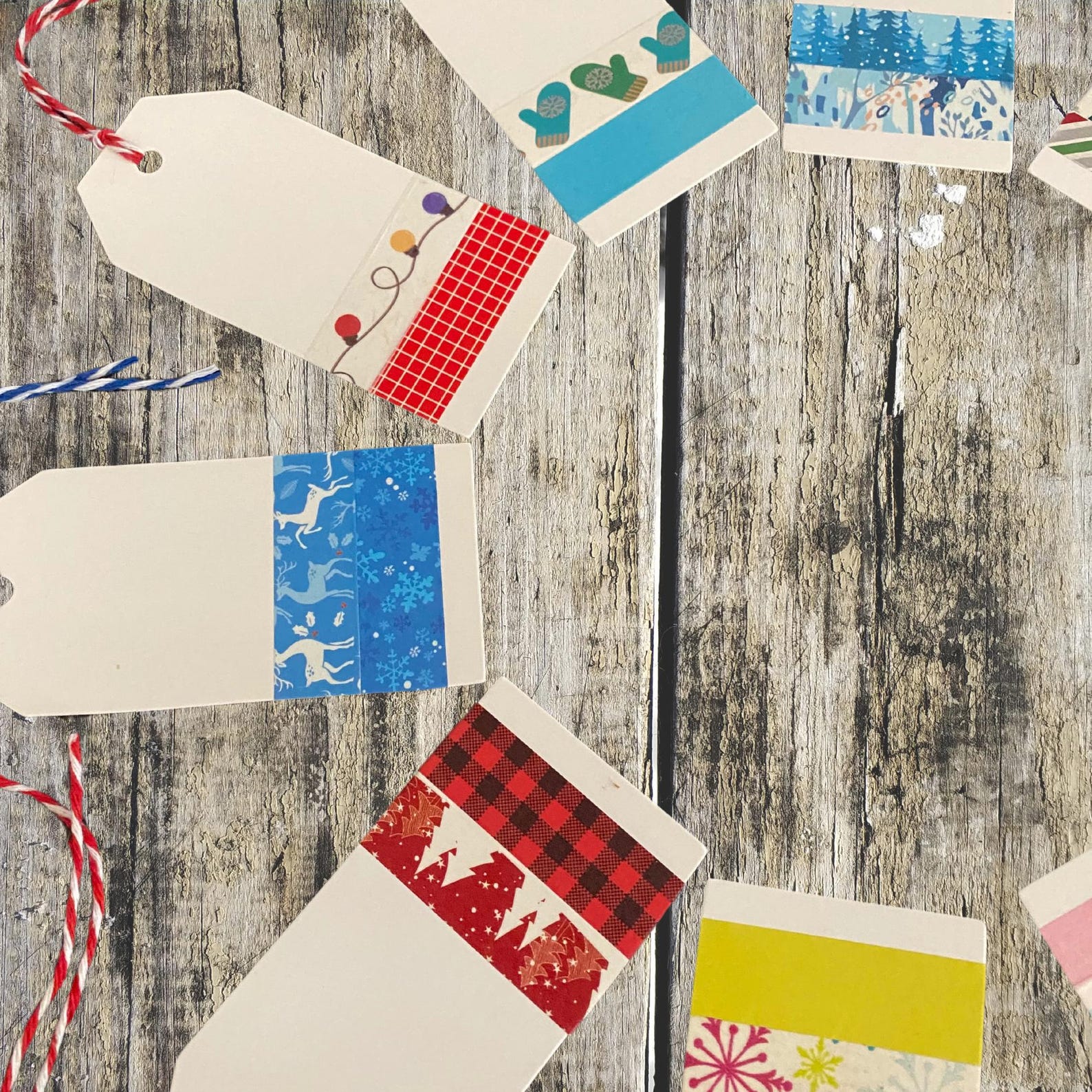 Gift Tags, Holiday Gift Tags, Set of 10 Christmas Gift Tags, Party ...
