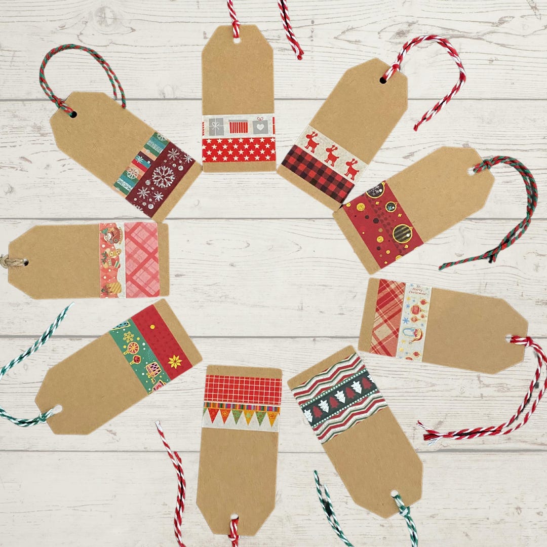 Holiday Gift Tags, Set of 10 Christmas Gift Tags, Gift Tags, Party ...