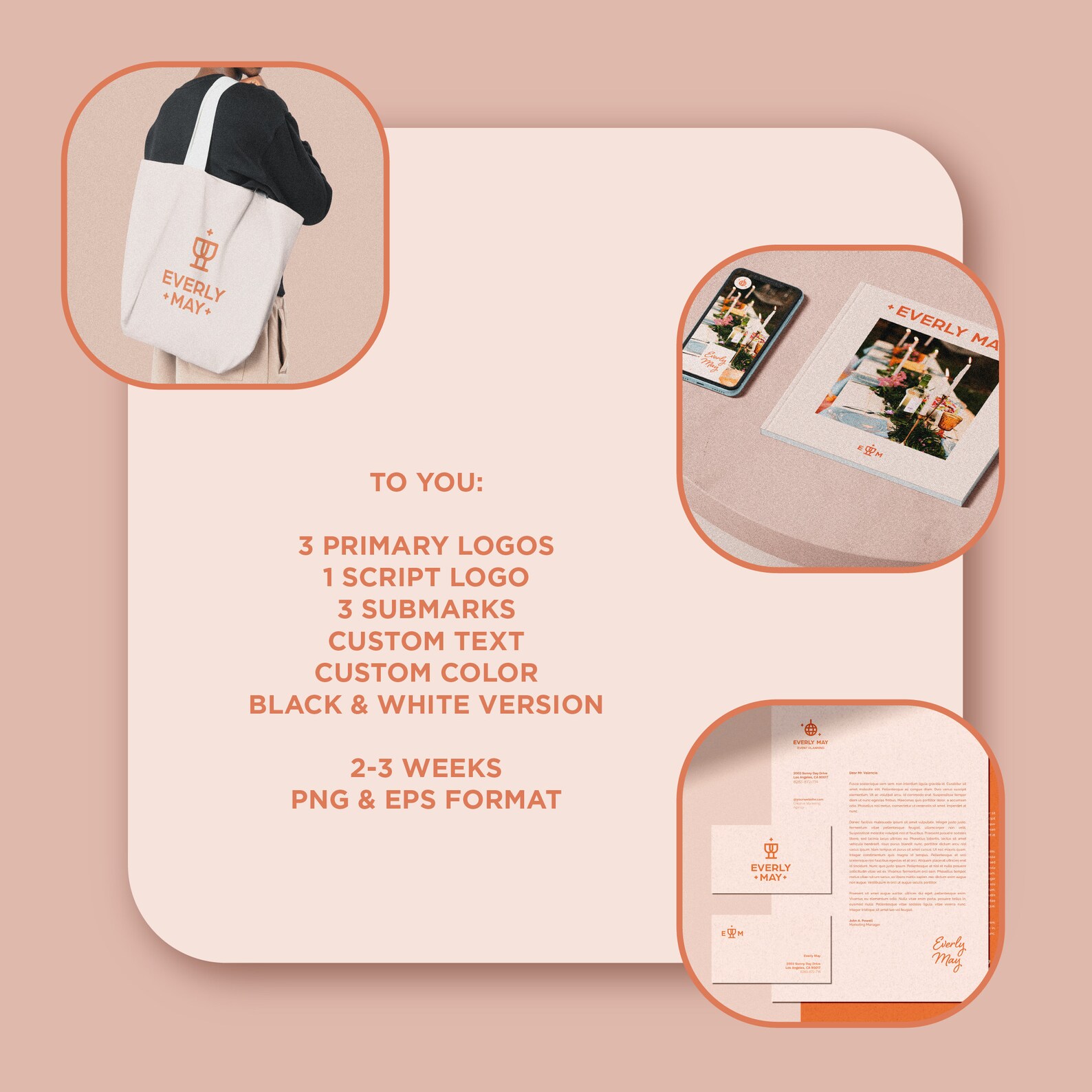 Logo Design, Business Logo Package, Photography Branding Kit Logo ...