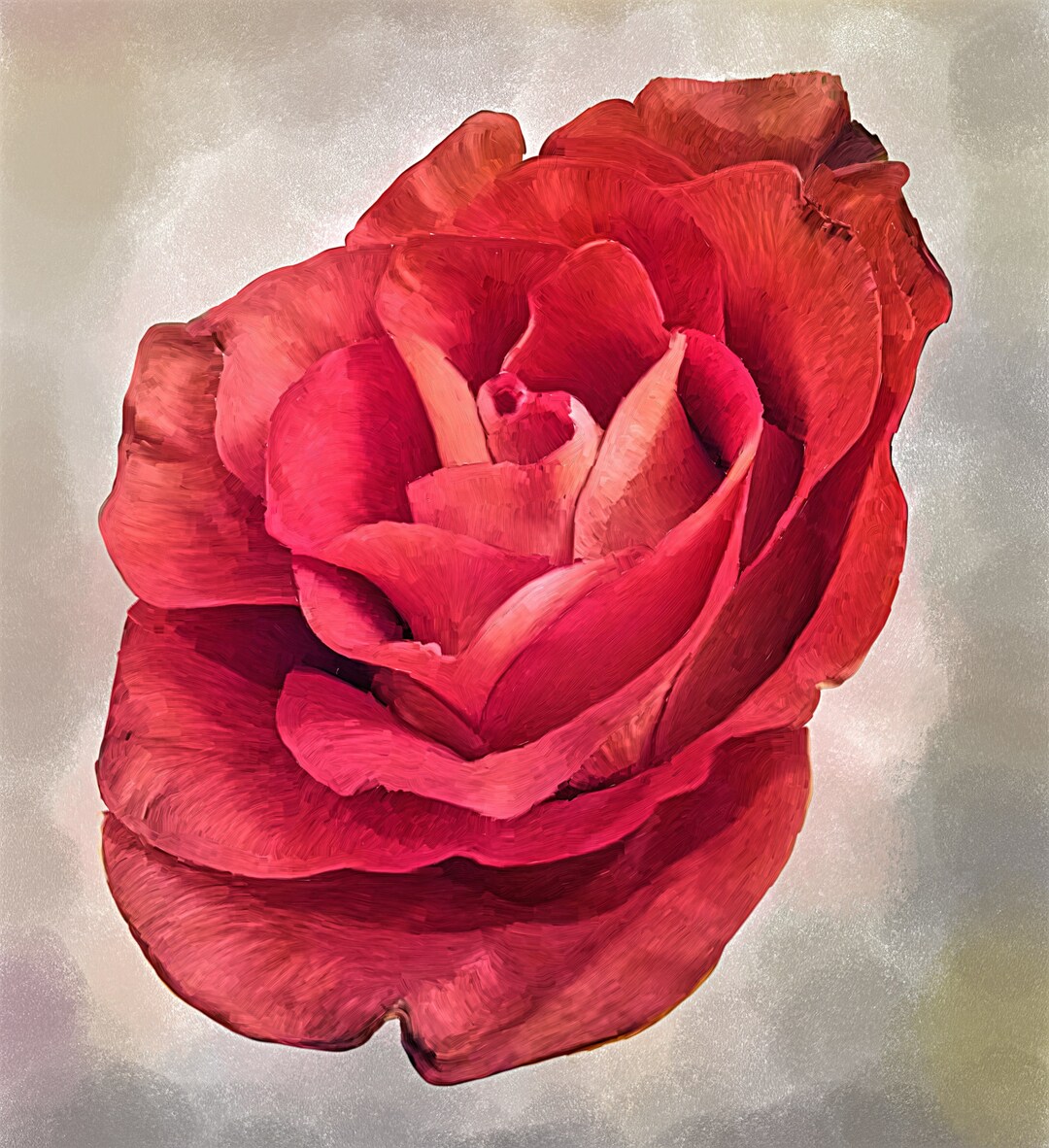 Rose Portrait #3 (digital) - Etsy