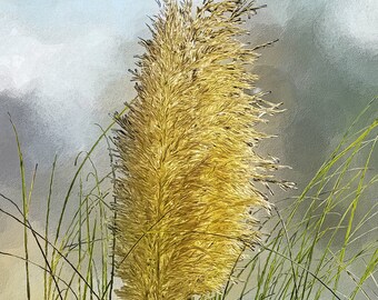 Tall Grass Painting - Etsy