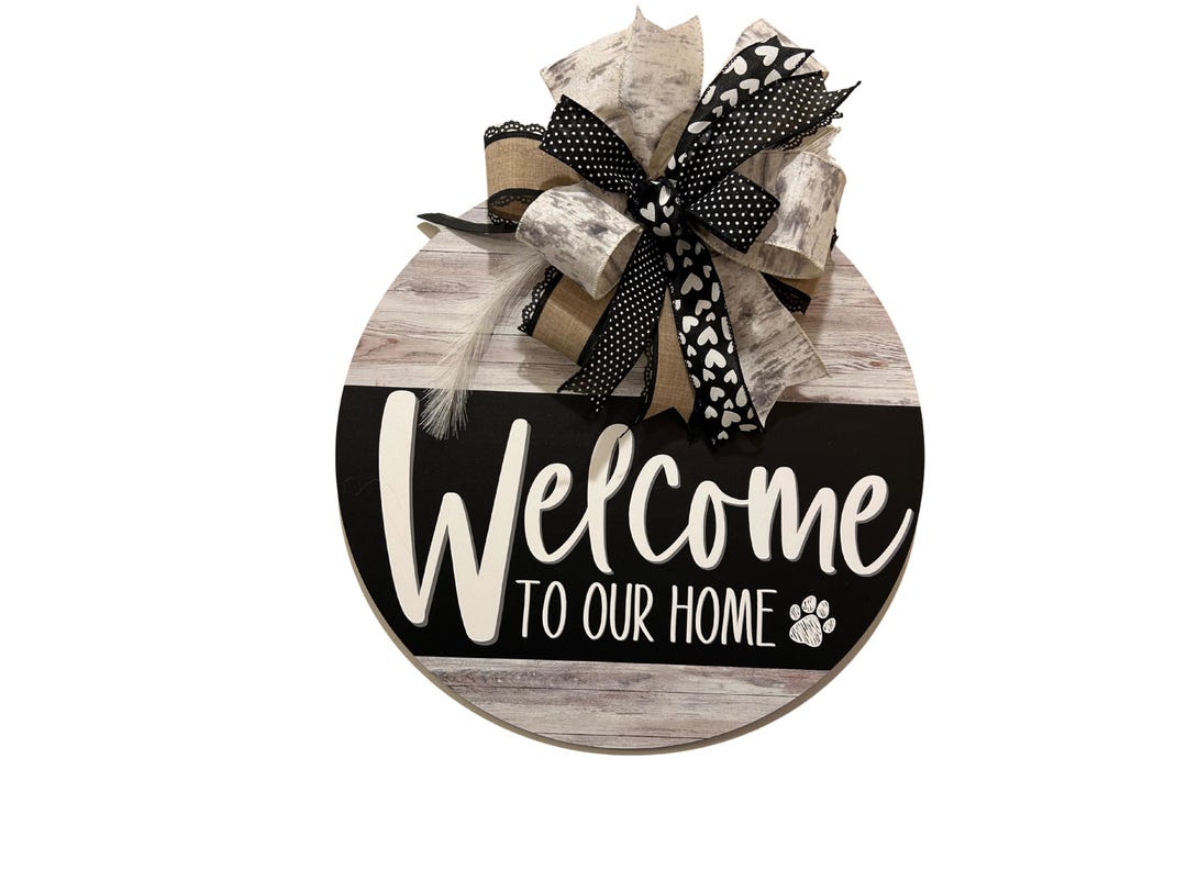 Everyday Welcome Door Hanger - Etsy