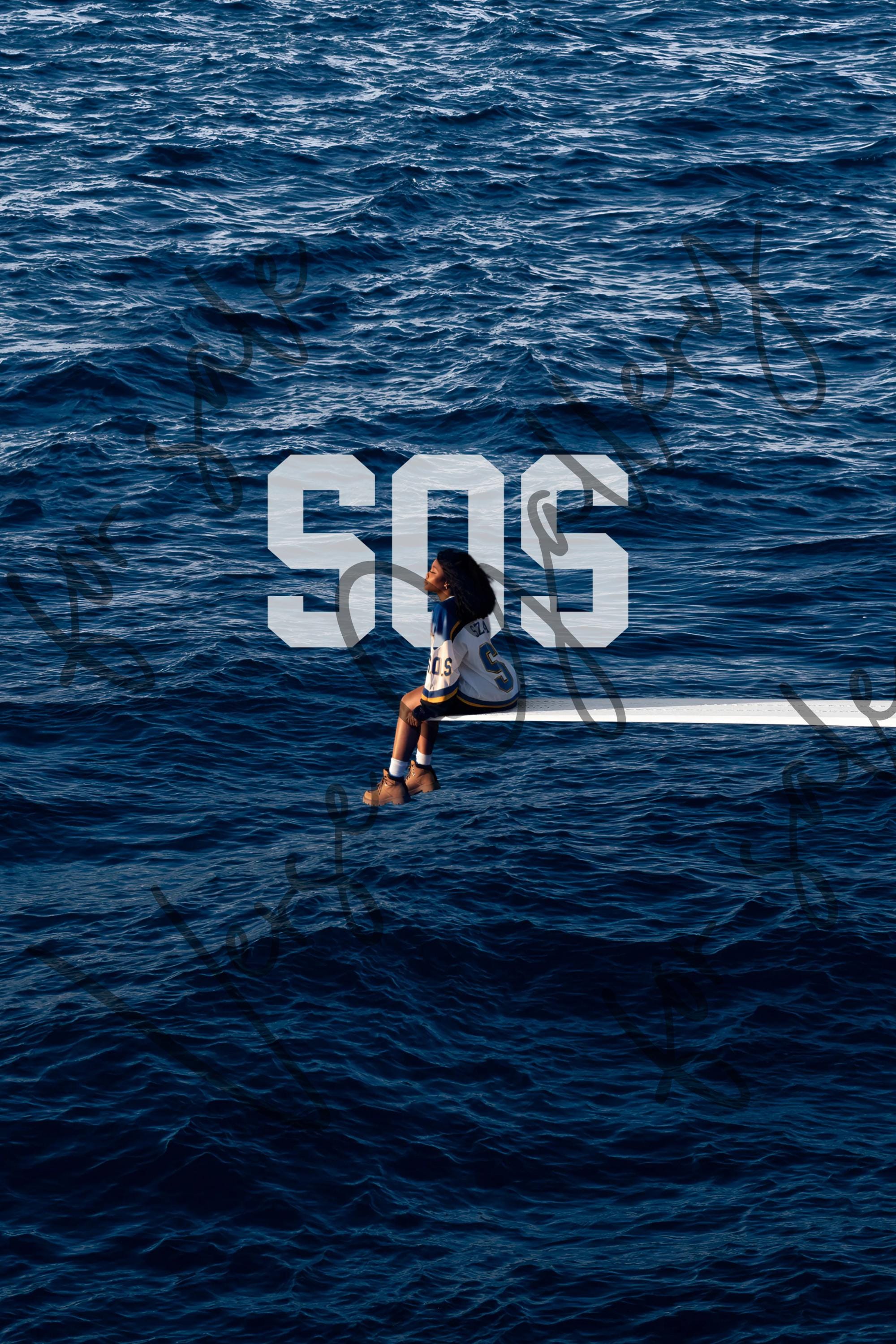 Sza Sos Album Poster Sza Album Sza Wall Art Custom Sos Album Cover Poster Randb Album