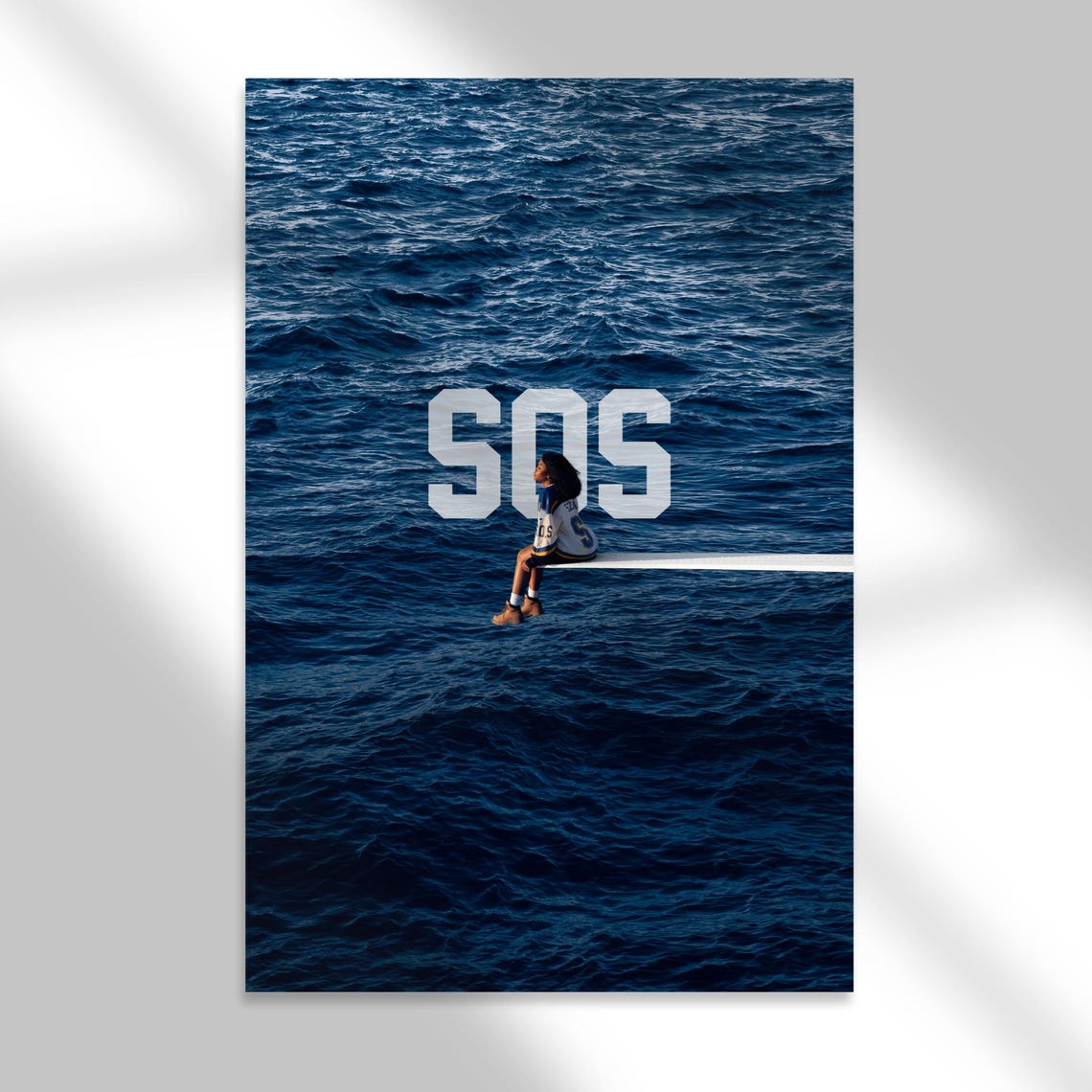 SZA SOS Album Poster Sza Album Sza Wall Art Custom SOS Album Cover ...