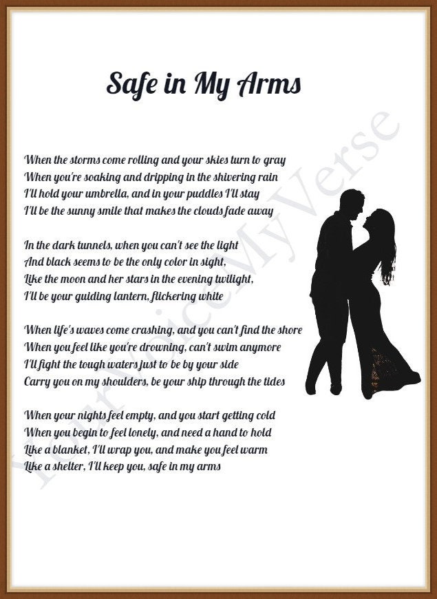 Safe in My Arms ~ Yourvoicemyverse | Poem for Boyfriend/girlfriend ...