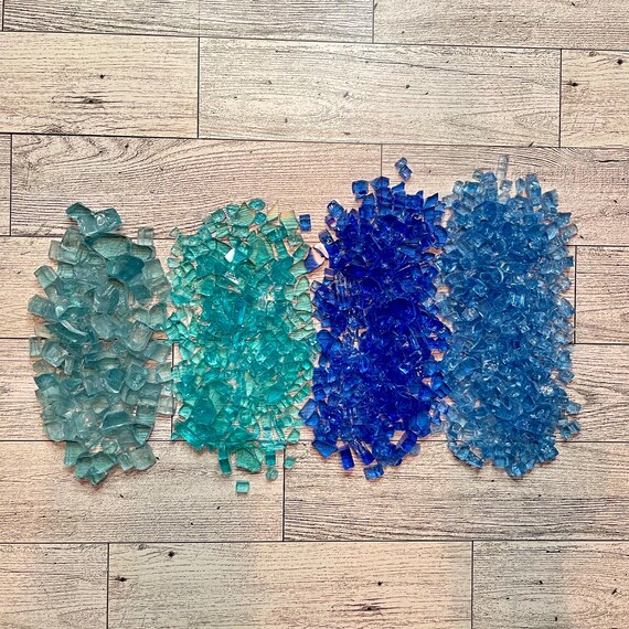 Crushed Colored Glass For Crafts