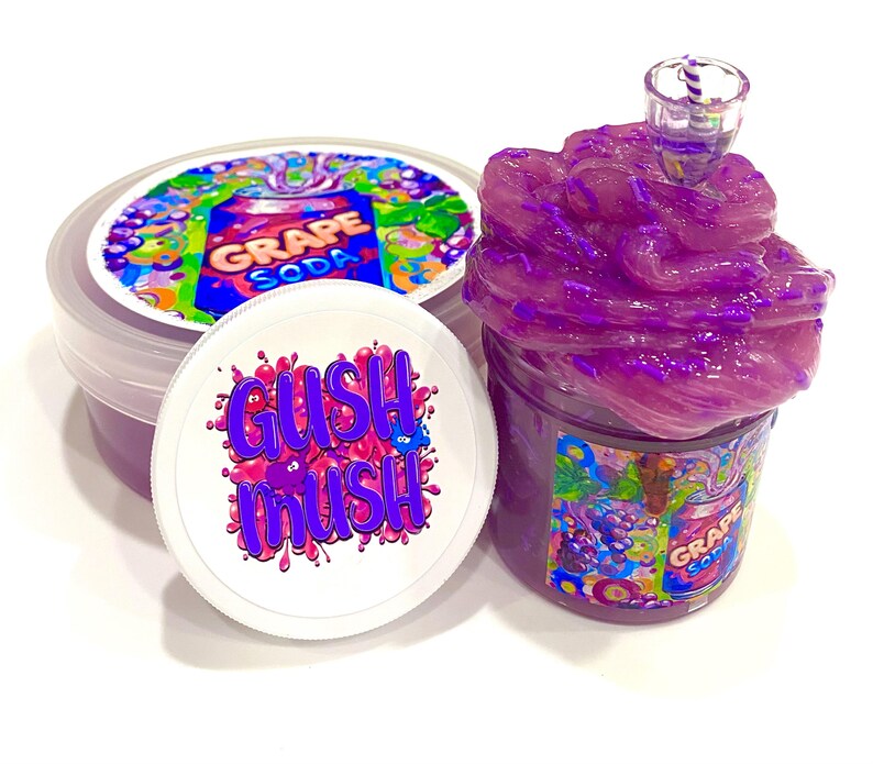 Grape Soda Scented Clear Slime: DIY Kit With Sprinkles - Etsy