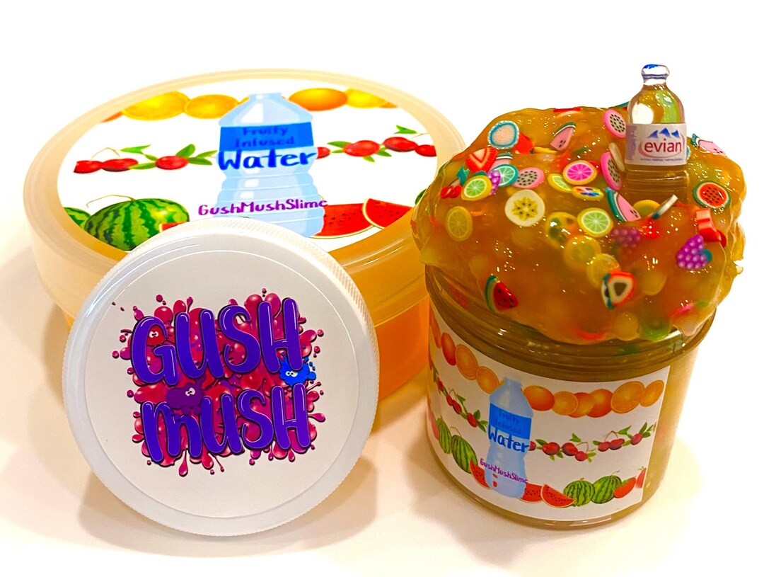 Orange Scented Water Slime: DIY Kit With Fruit Slices and Crunchy ...