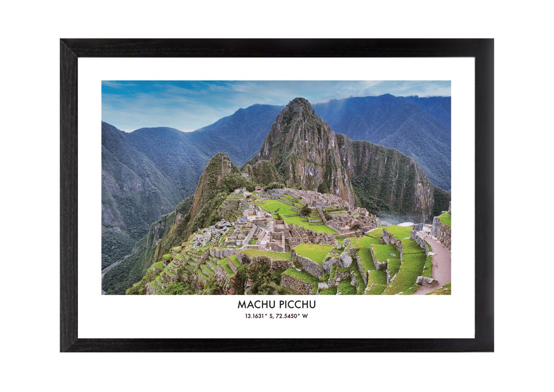 Machu Picchu, Peru Affordable Poster Wall Art - Etsy