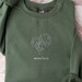 Monstera Houseplant Sweatshirt, Embroidered Monstera Sweater, Cute ...