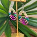 Earrings, Triple Loop Earrings, Hoops, Seed Bead, Western, Rodeo - Etsy