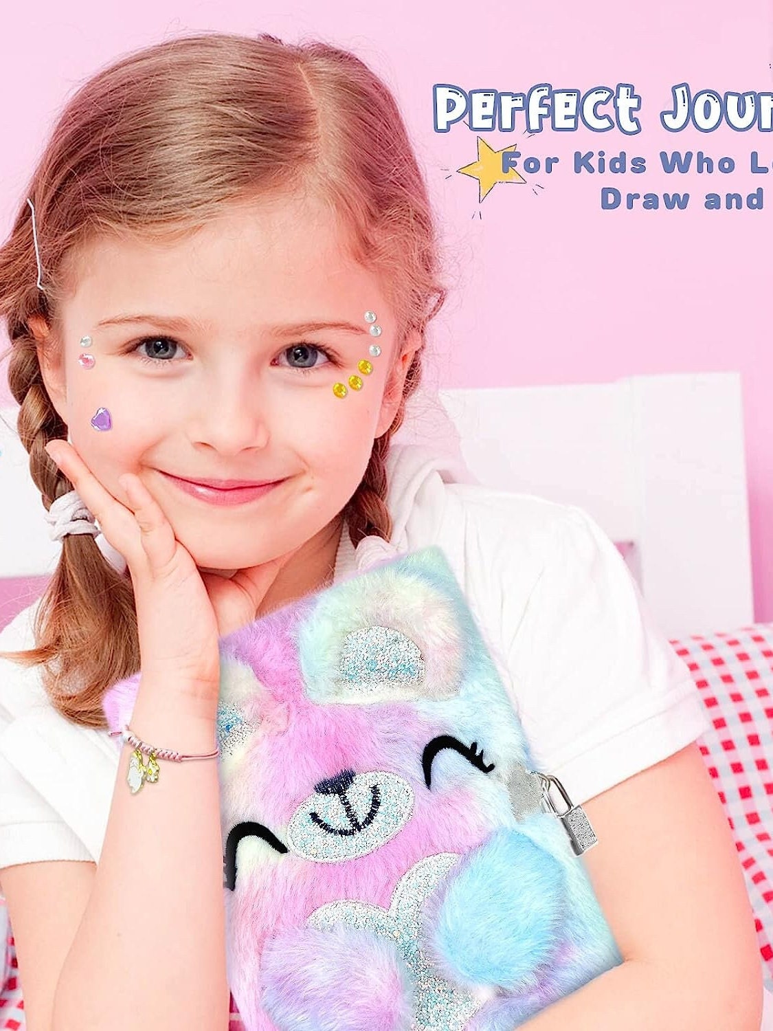 Bear Secret Diary With Lock for Girls, Kids Diary, Gifts for Girls for ...