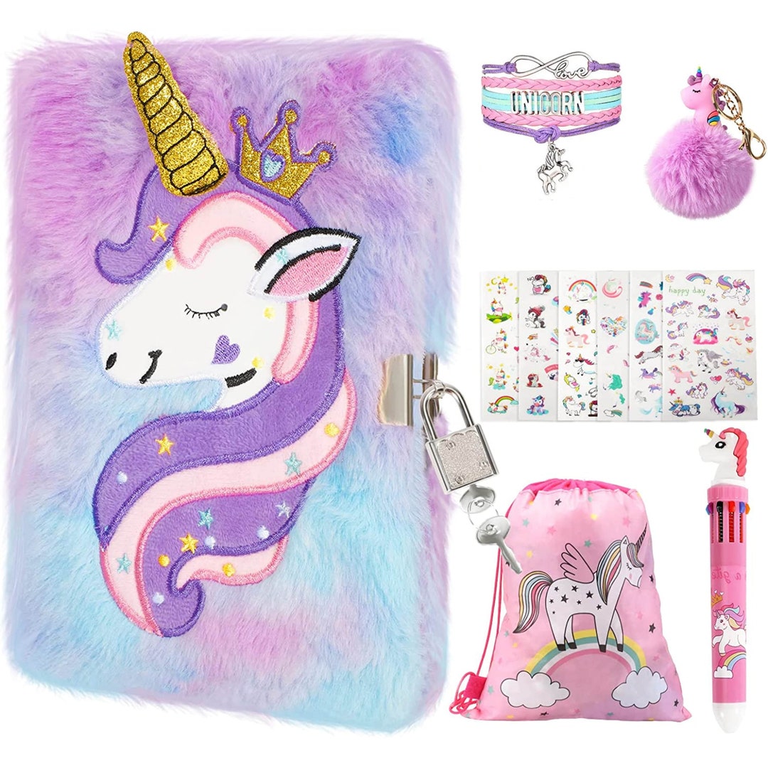 Unicorn Secret Diary for Girls, Kids Diary Gifts for Girls for 6 7 8 9 ...