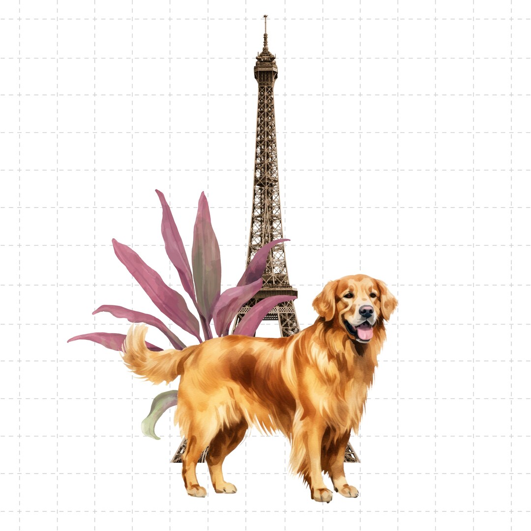 Paris Sweet Golden SVG PNG Digital Download / Eiffel Tower Clipart ...