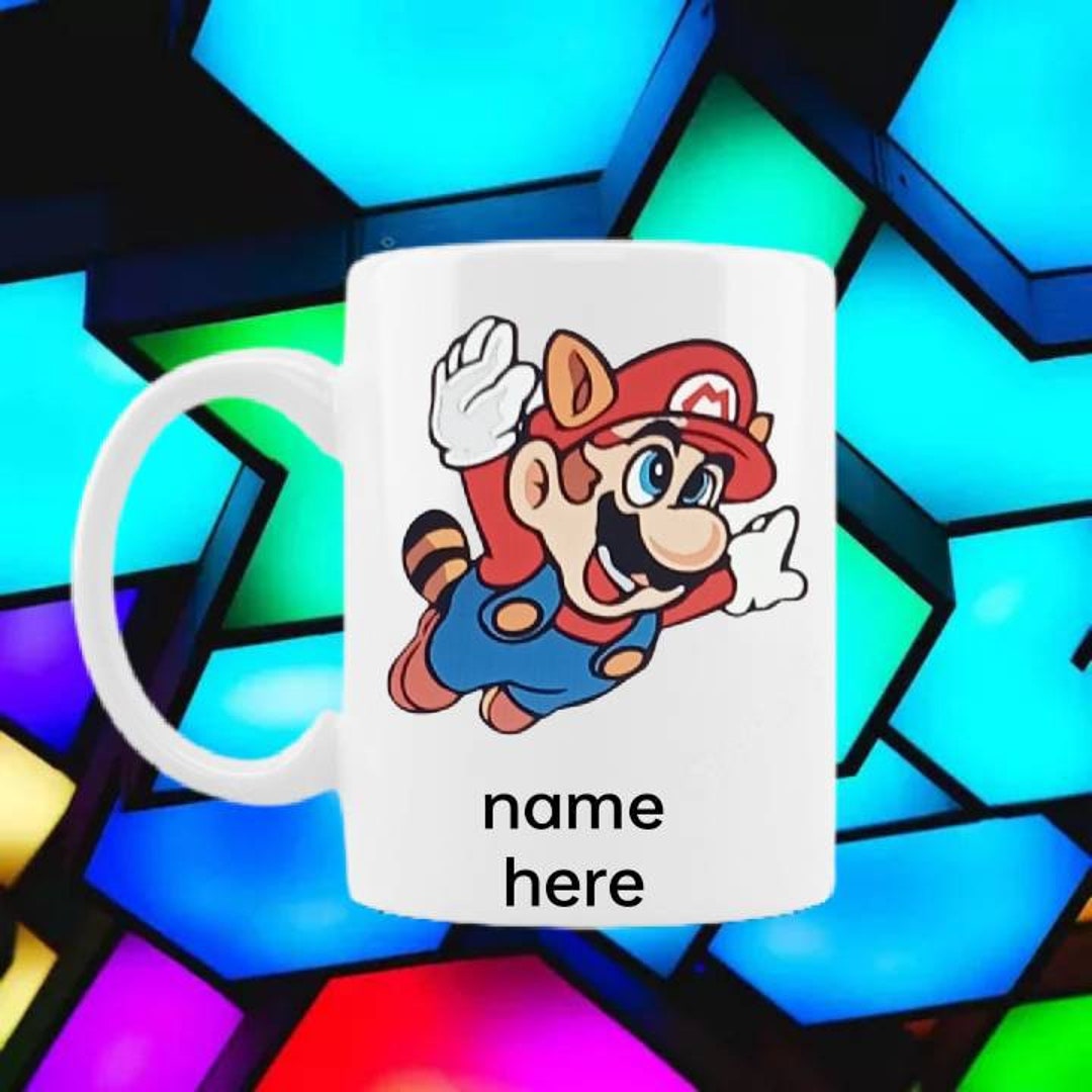 Super Mario Mug With Free Personalisation - Etsy