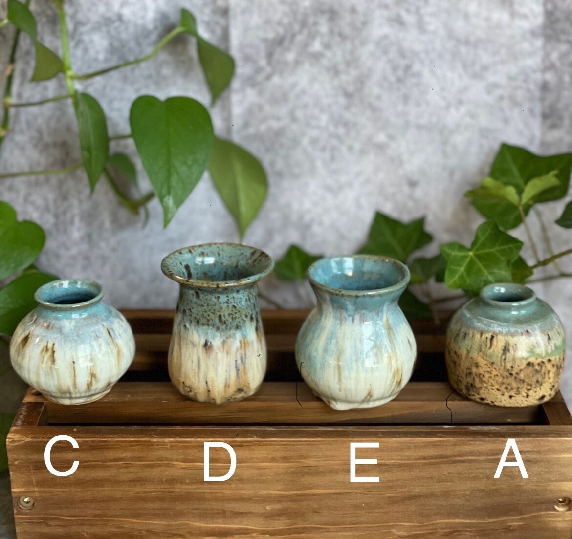 Sand and Sea Bud Vases, Pottery Bud Vase - Etsy