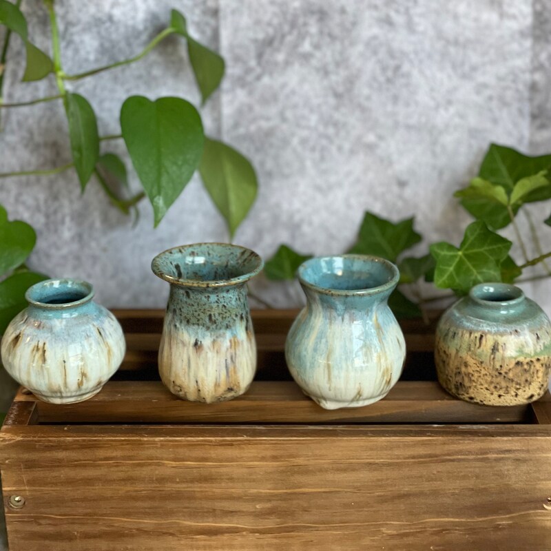 Pottery Bud Vase - Etsy