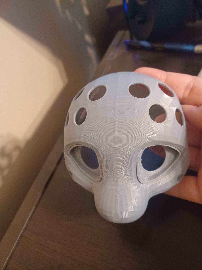 Kemono Fursuit Head Base STL and Blender Files - Etsy