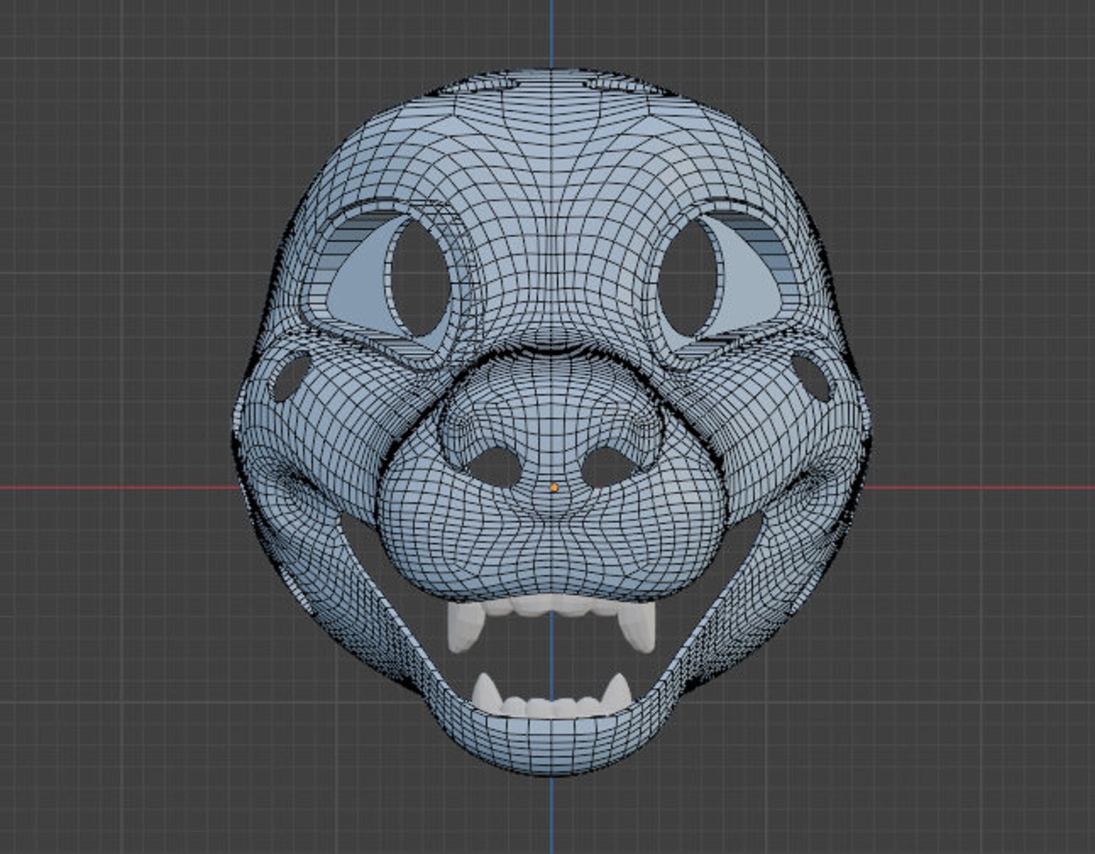 Canine Fursuit Head Base | STL and Blender Files | for 3D Printing - Etsy
