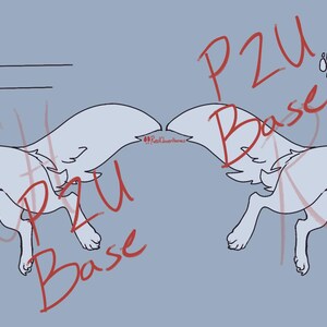 Feral Wolf Reference Base | PSD and PNG - Etsy