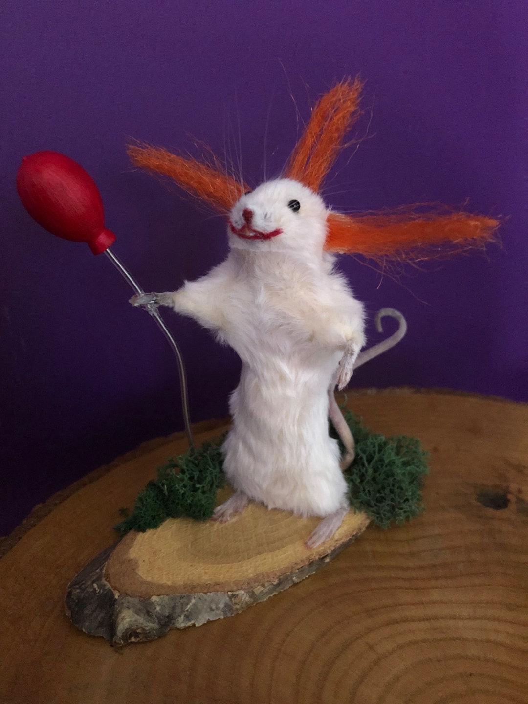 Taxidermy Creepy IT Clown Mouse - Etsy UK