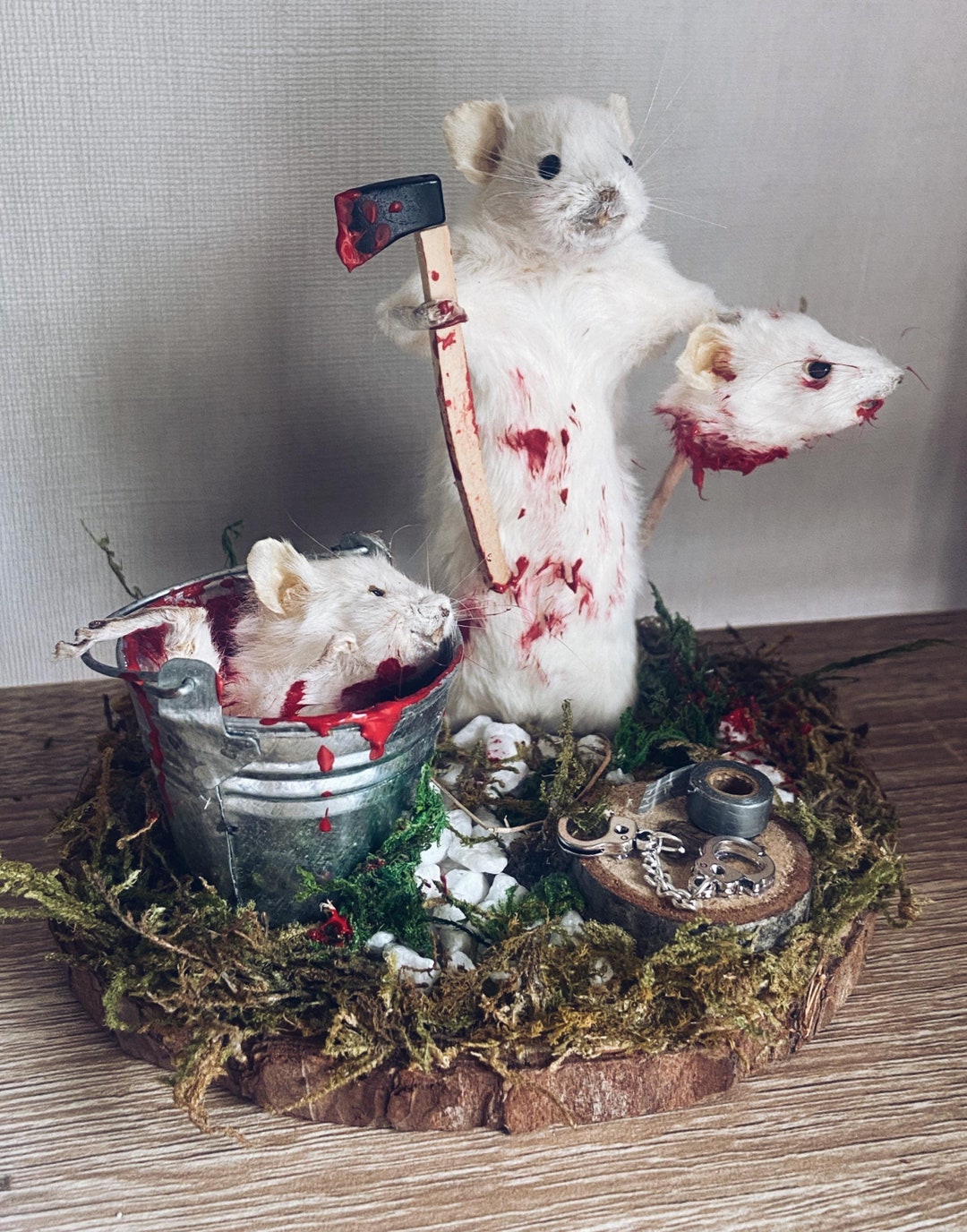 Taxidermy Murder Mouse Horror Fan Gift - Etsy