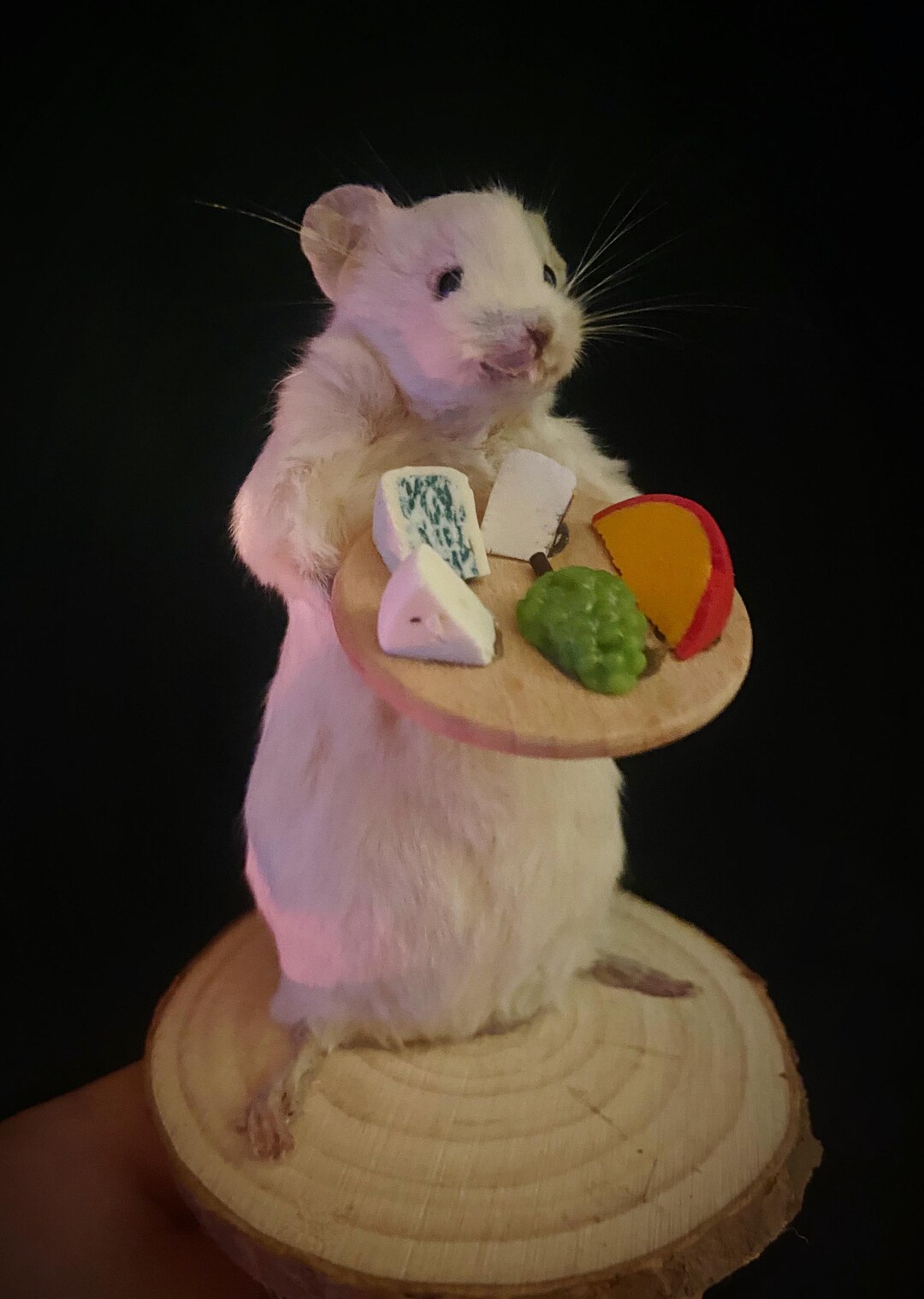 Ready to Go Cheese Lover Taxidermy Mouse - Etsy