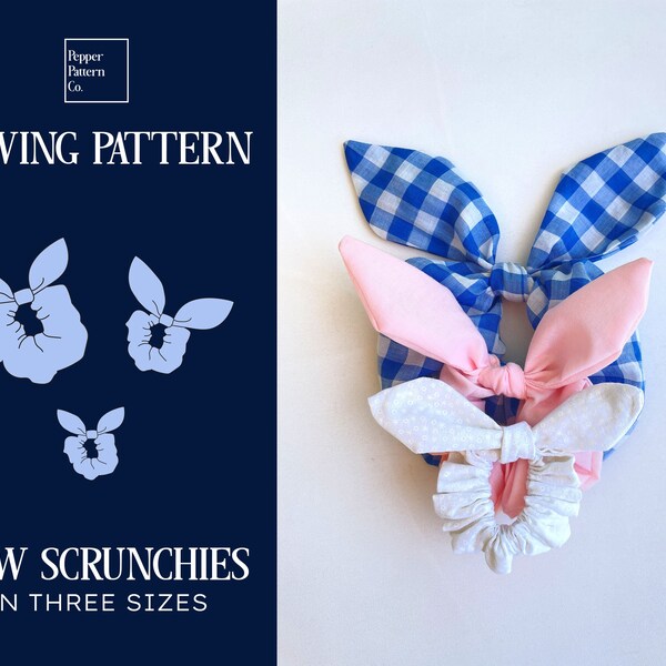 Bow Scrunchie - Etsy