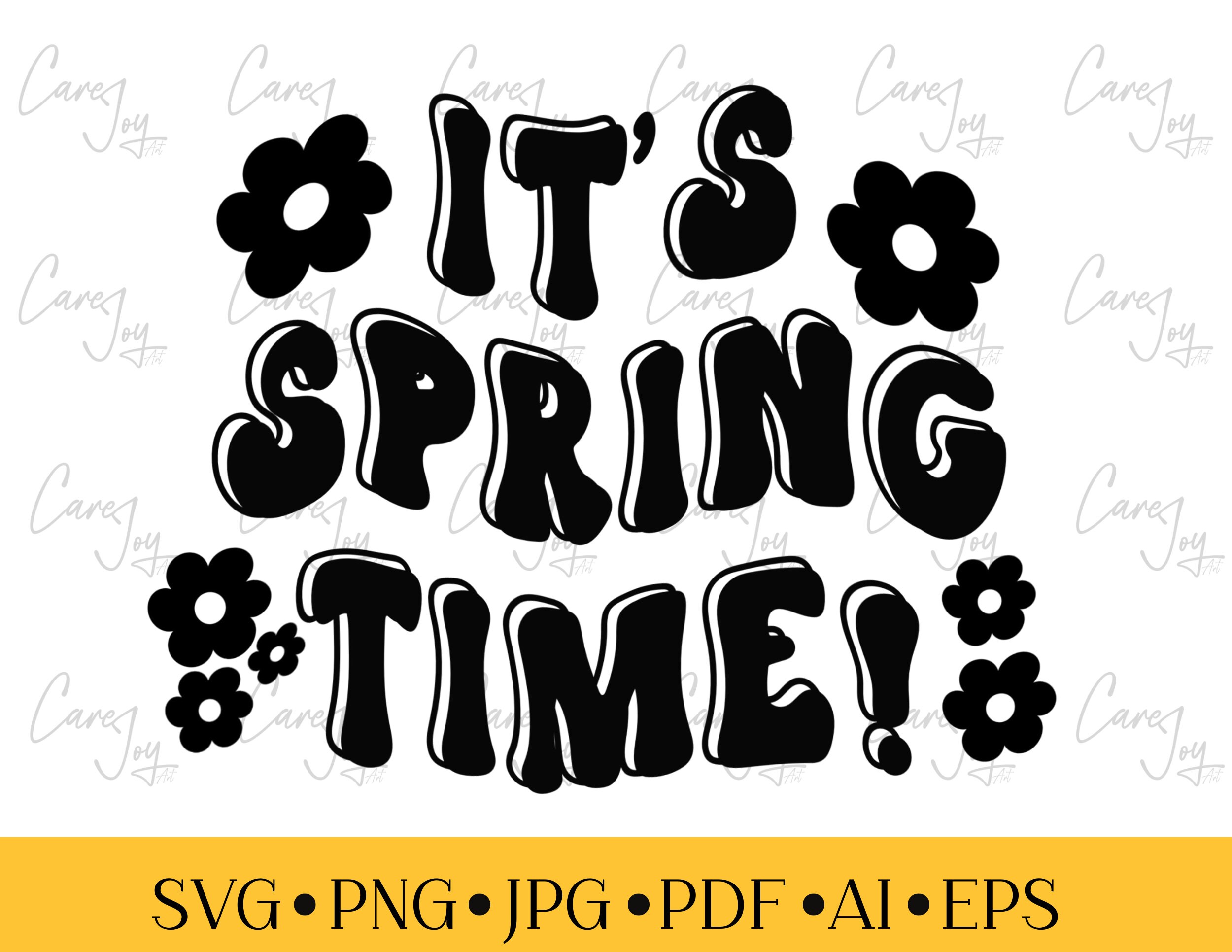 Spring Svg, Easter Svg, Retro Svg, Spring Quotes, Trendy Svg, Spring ...