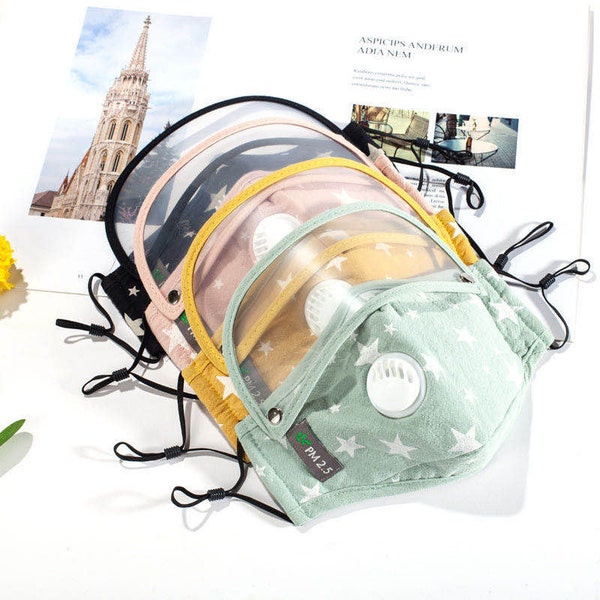 Face Mask With Eye Shield - Etsy