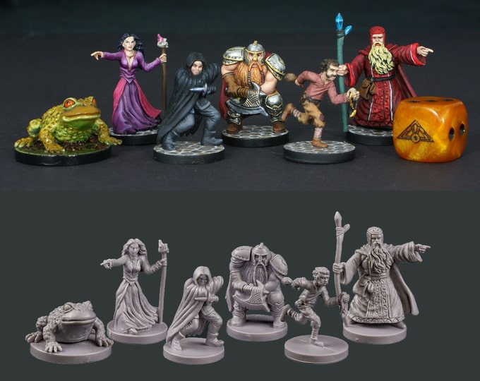 Talisman Board Game Painted Miniatures With Unpunched Game by Jack Has ...