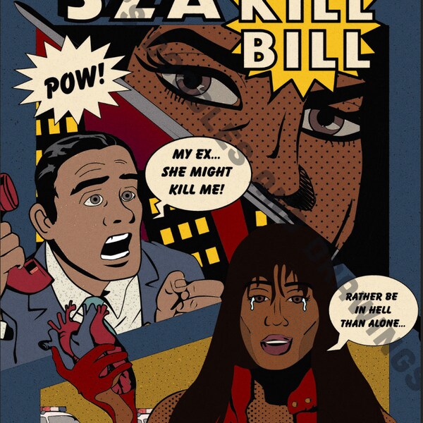 Sza Kill Bill Comic - Etsy Australia