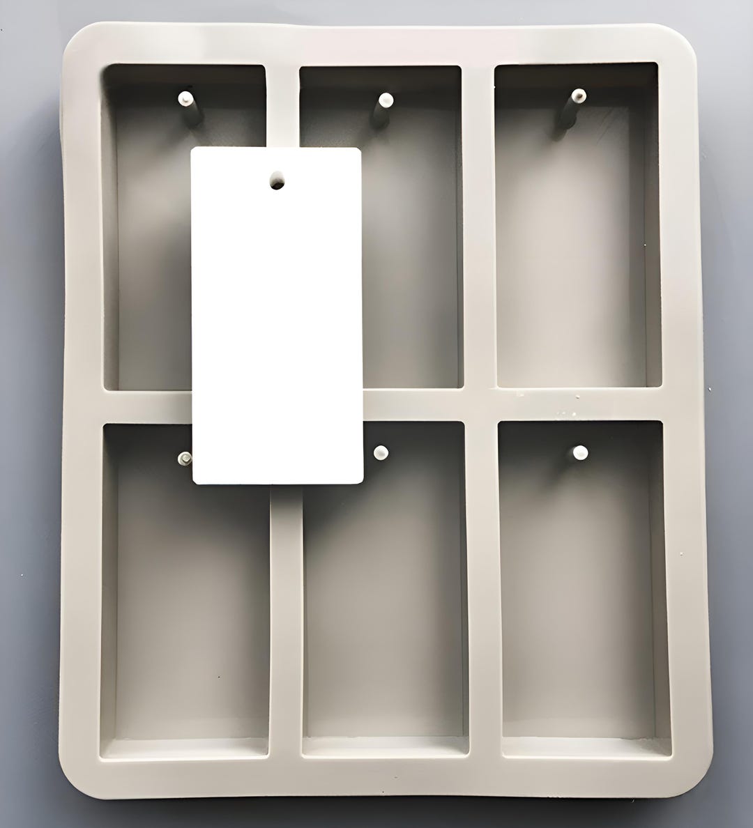 6 Cavity Silicone Tablet Mold, Plaster Air Freshner Mold, Candle, Soap ...