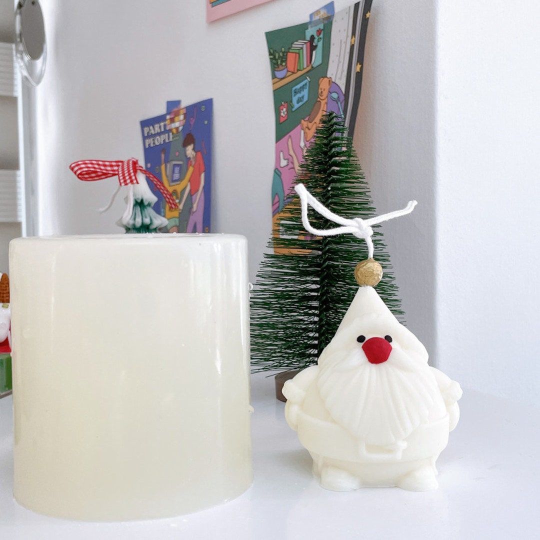 Santa Claus Silicone Mold, Christmas Decor Mold, Silicone Santa Mold ...