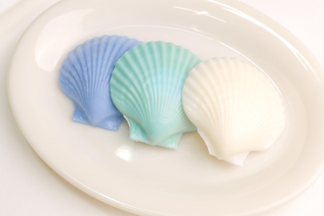 6 Cavity Clam Shell Silicone Mold, Sea Shell, Ocean-inspired Decor ...