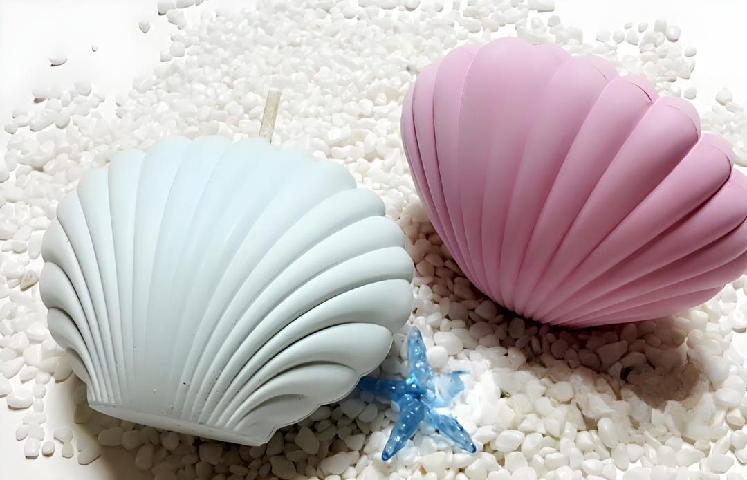 3D Clam Shell Silicone Mold, Sea Shell Mold, Ocean-inspired Decor, Clam ...