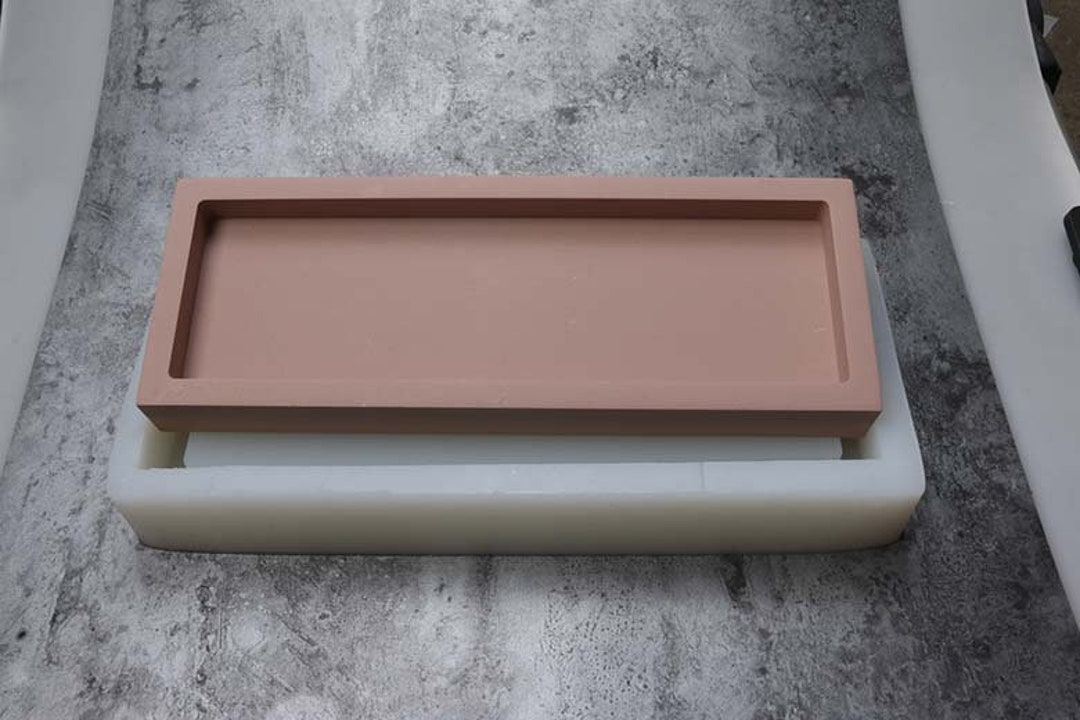 Rectangular Silicone Mold,large Cement Plate Mold,candle Holder ...