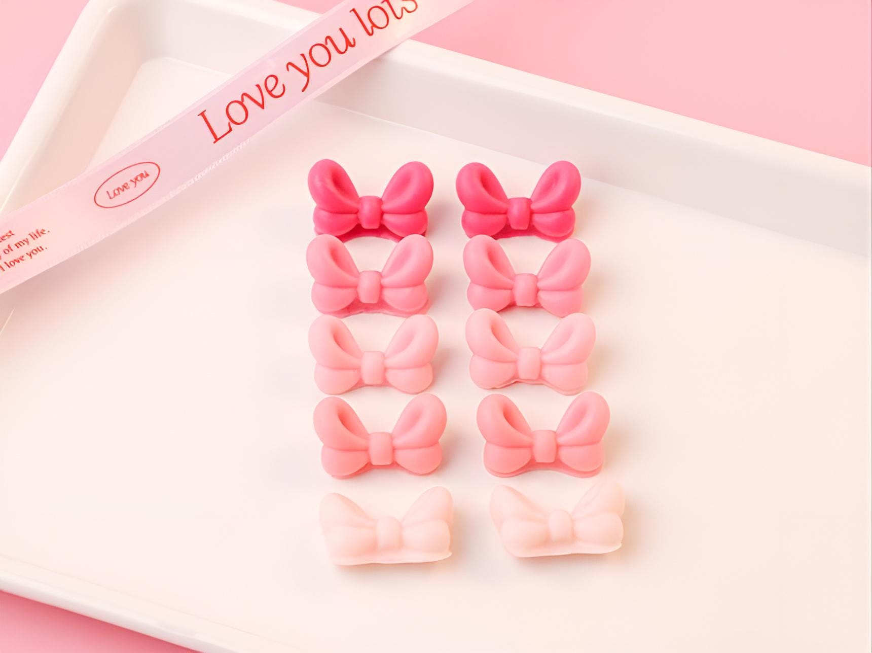 Mini Ribbon Silicone Mold, Candle Decor, Epoxy Resin, Clay, Baking - Etsy