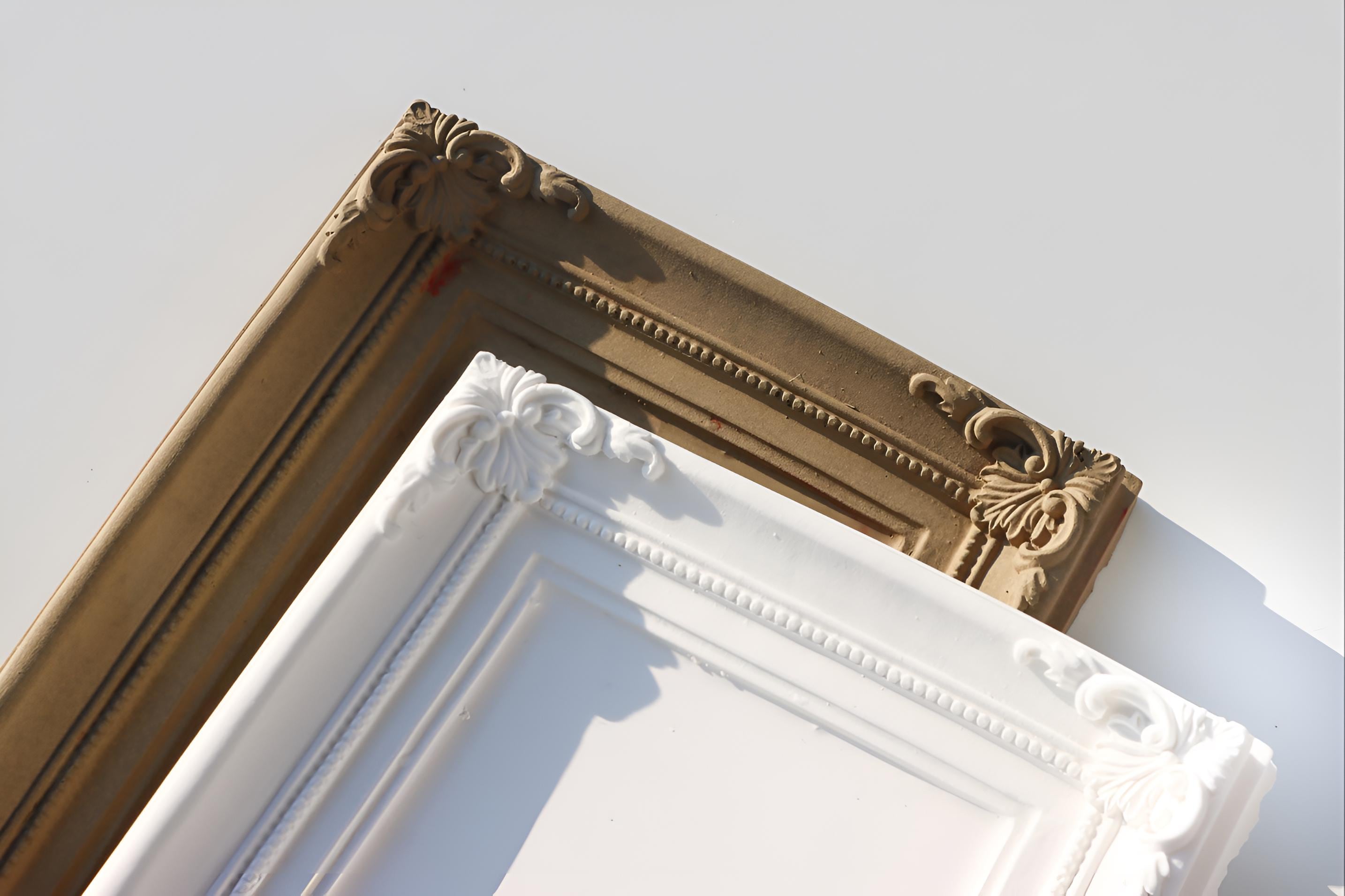 198mm Rectangle Vintage Photo Frame Mold, Pottery Ceramics Frame ...