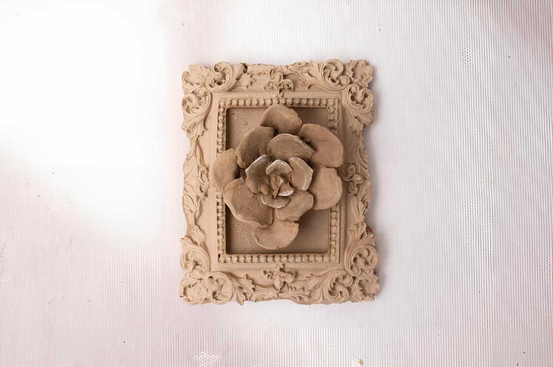 Vintage Rectangle Photo Frame Silicone Mold, Intaglio Art - Etsy