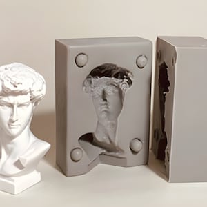 Small Size Julian Bust Mold, 2-part Statue Mold, 3d Dimensional Mold ...