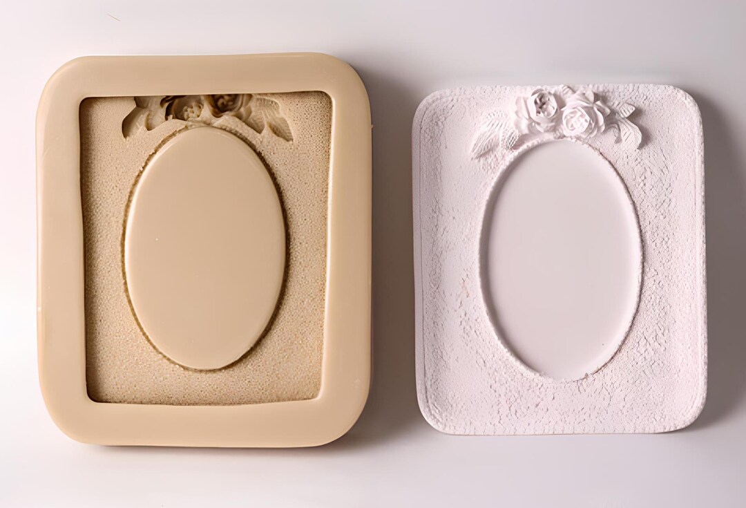 Tree Peony Decor Frame Mold, Intaglio Impression, Large Picture Frame ...