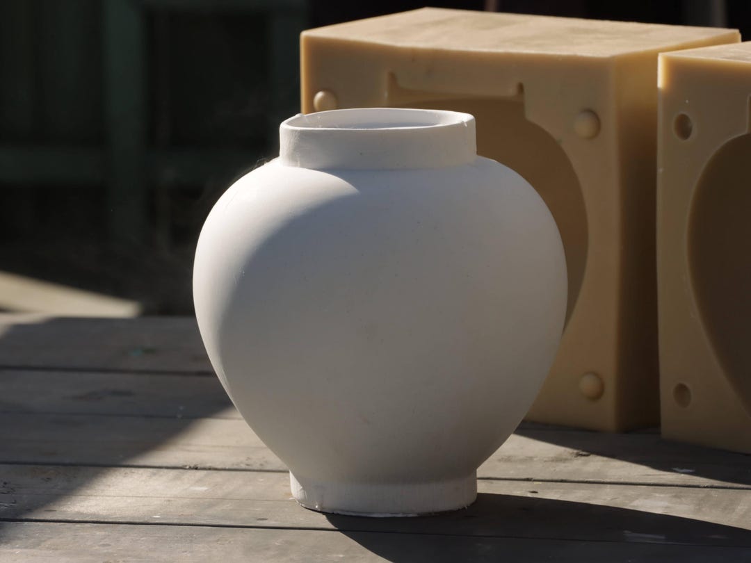 Korean Moon Jar Silicone Mold, 160mm Dal Hangari, Pottery, Candle ...