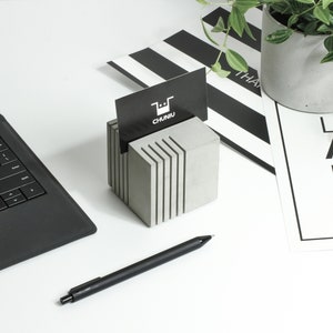 Business Card Clip Concrete Mold, Industrial Style Nordic Decorative ...