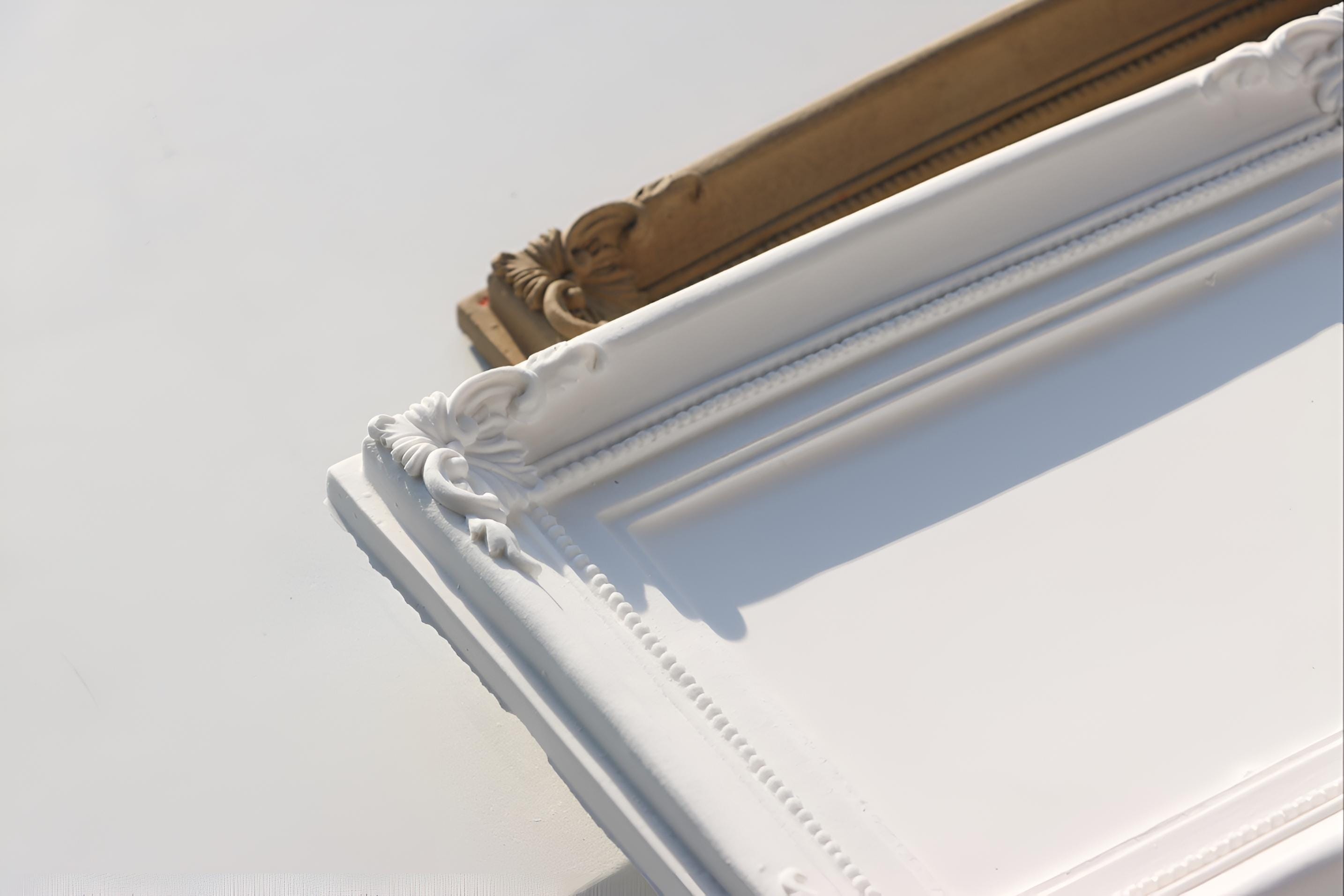 198mm Rectangle Vintage Photo Frame Mold, Pottery Ceramics Frame ...