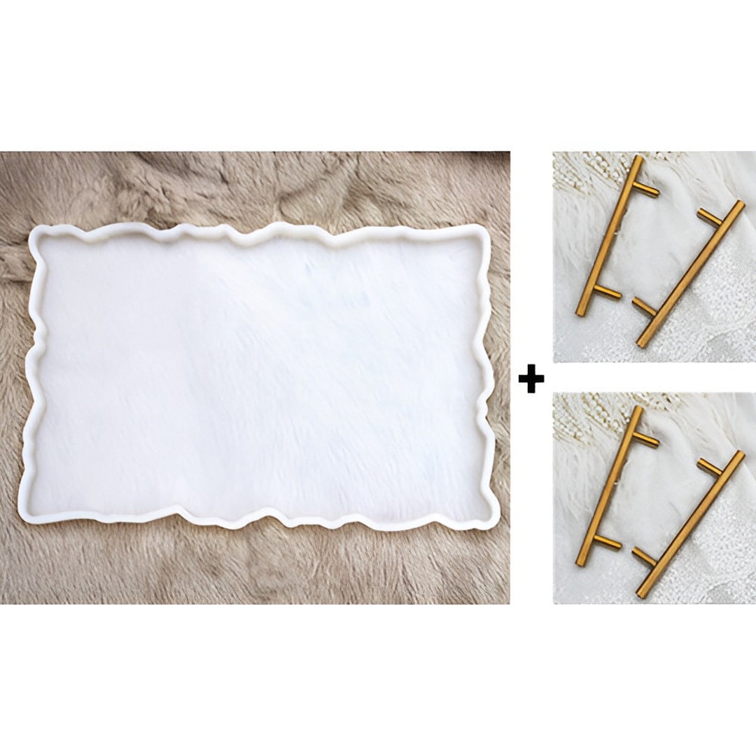 Tray Mold Set With 2 Pairs of Handles, Big Tray Mold With Handles ...