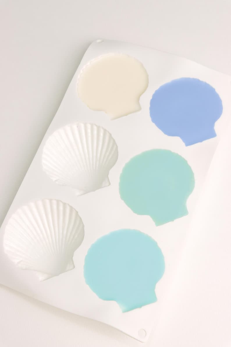 6-cavity Clam Shell Silicone Mold, Soap, Resin, Candle - Etsy