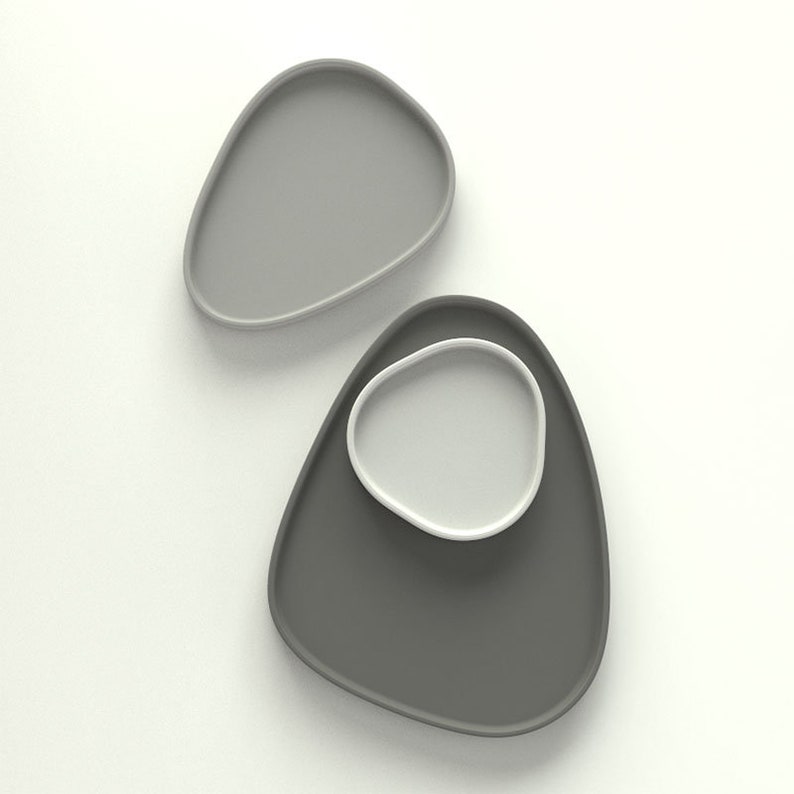 Polygonal Silicone Tray Mold, Cement Plate, Candle Holder - Etsy