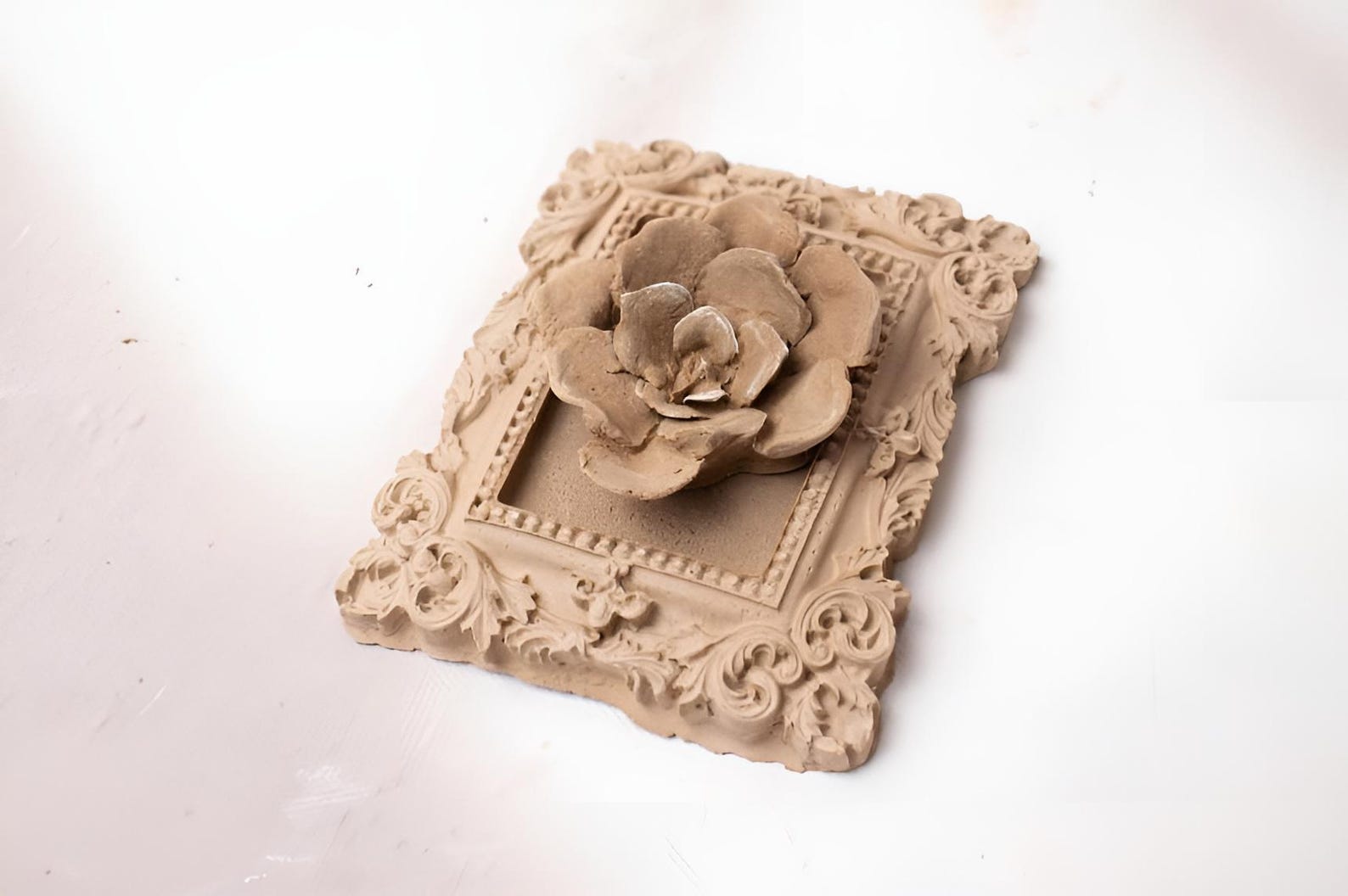 Vintage Rectangle Photo Frame Silicone Mold, Intaglio Art - Etsy
